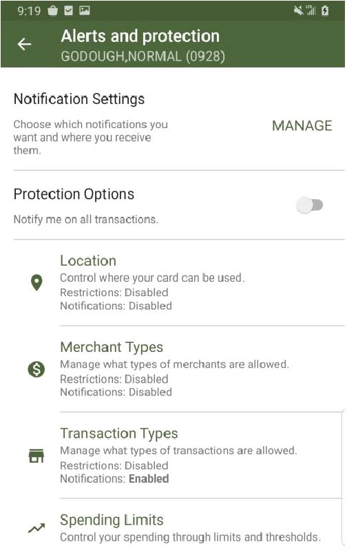 Debit Card Alerts and Protections | Champlain National Bank